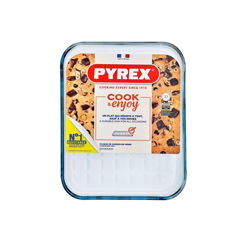 Pyrex Glass Baking & Oven Tray 32cm - Ocado