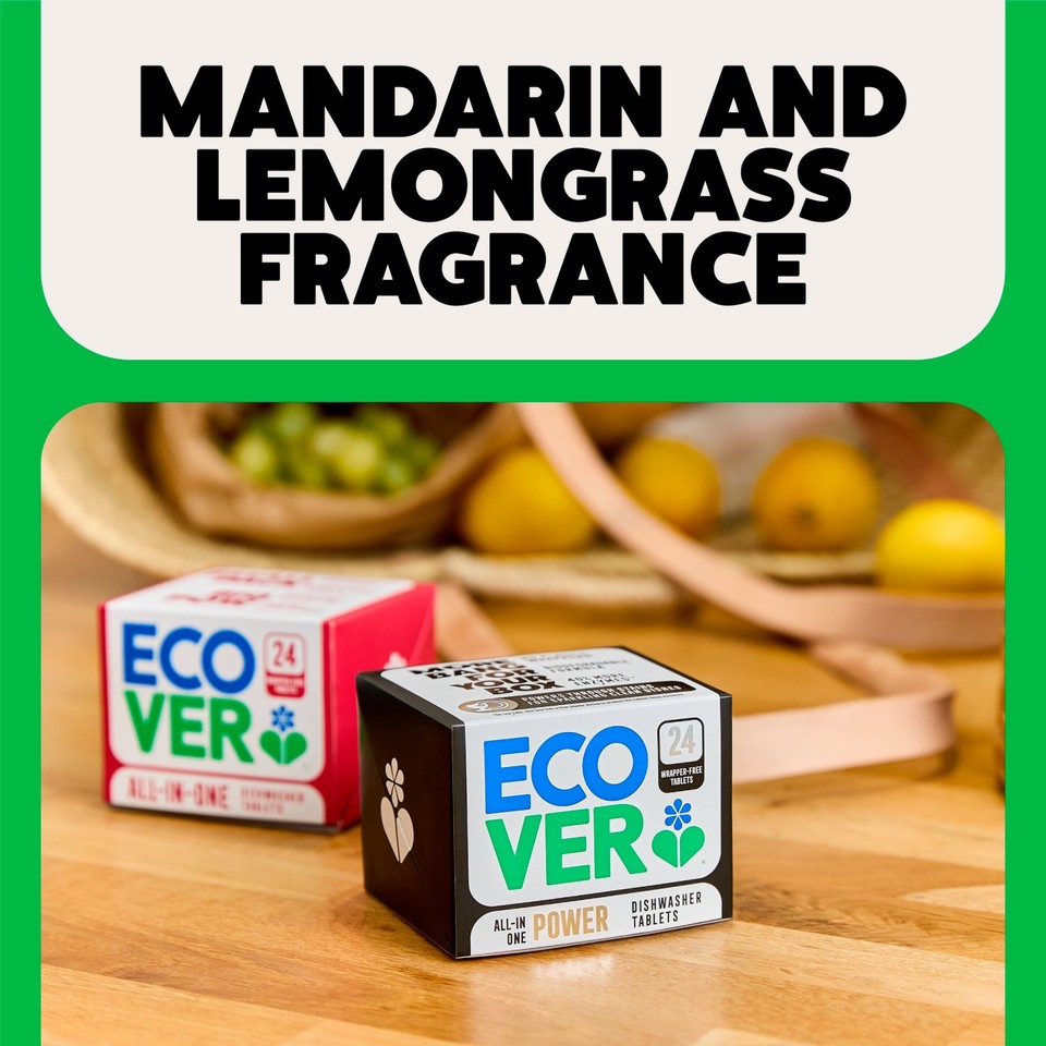 Ecover All-In-One Dishwasher Tablets, 24 Tablets - Ocado