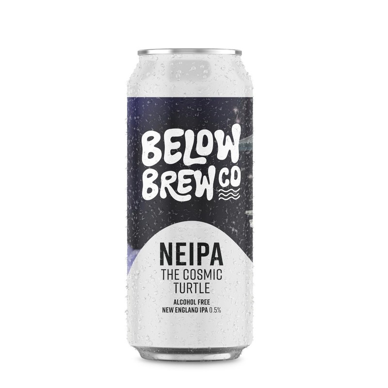 Below Brew Co Neipa The Cosmic Turtle Alcohol Free New England IPA - Ocado