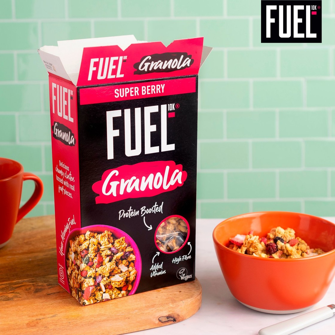FUEL 10K Super Berry Protein Granola Breakfast Cereal - Ocado