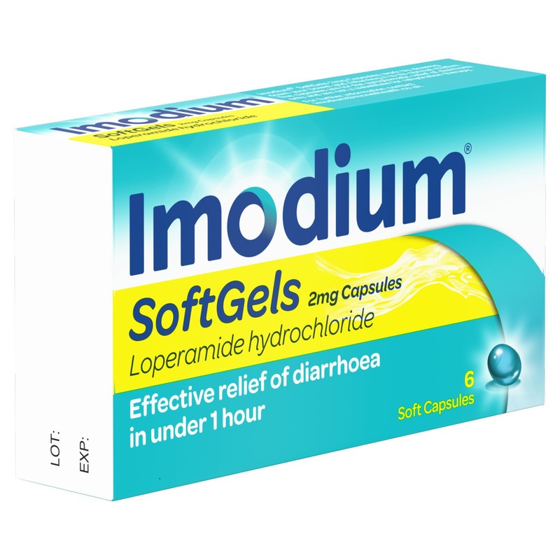 Imodium SoftGels 2mg Diarrhoea Relief Capsules - Ocado