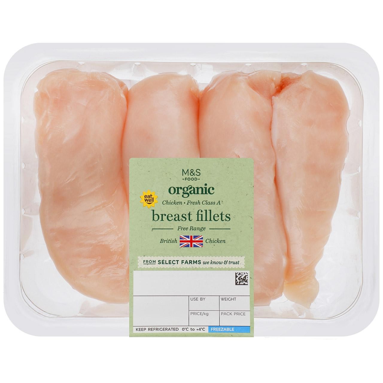 M&S Organic British Chicken Breast Fillets - Ocado