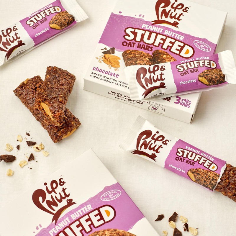 Pip & Nut Peanut Butter Stuffed Oat Bar Chocolate - Ocado