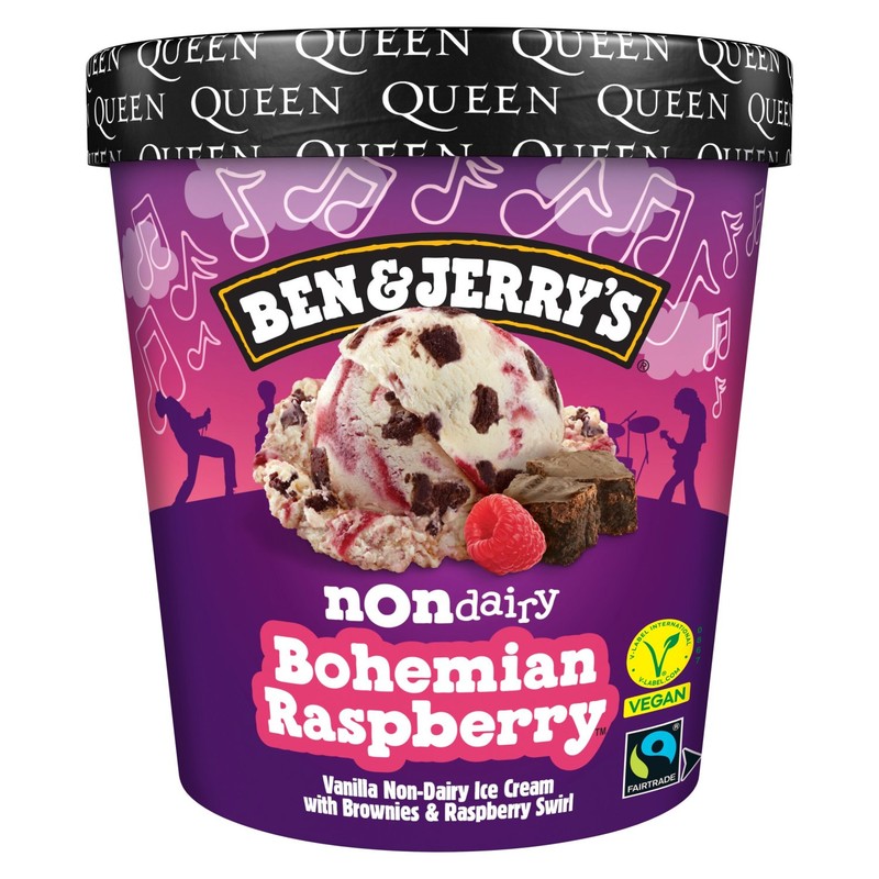 Ben & Jerry's Non-Dairy Vegan Bohemian Raspberry Ice Cream Tub - Ocado