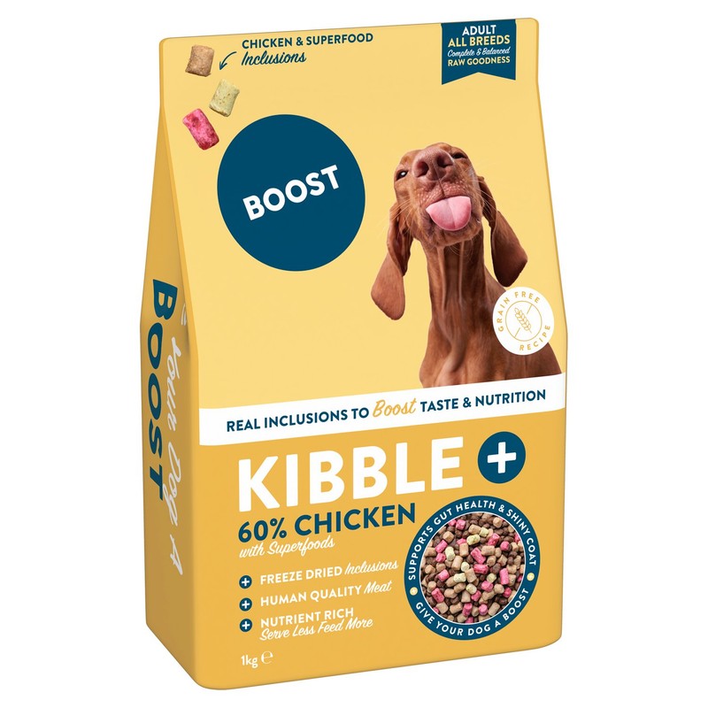Boost Pet Kibble Plus with Real Chicken & Superfood Freeze Dried ...