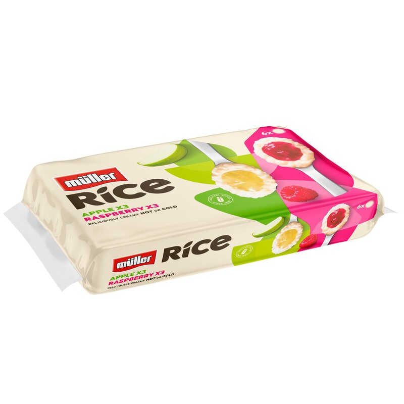 Muller Rice Apple & Raspberry Low Fat Pudding - Ocado