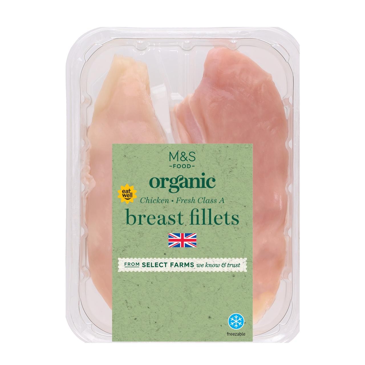 M&S Organic Free Range Chicken Breast Fillets - Ocado