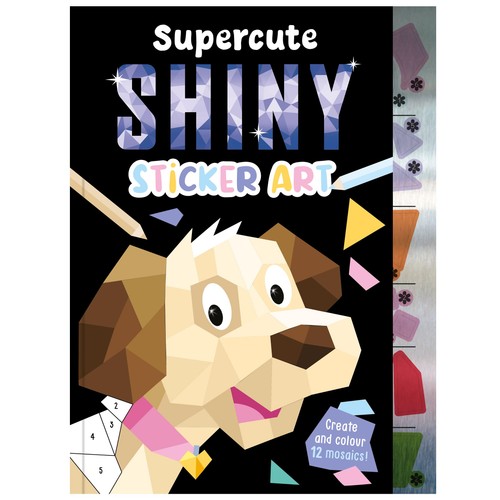 Igloo Books Supercute Shiny Sticker Art - Ocado