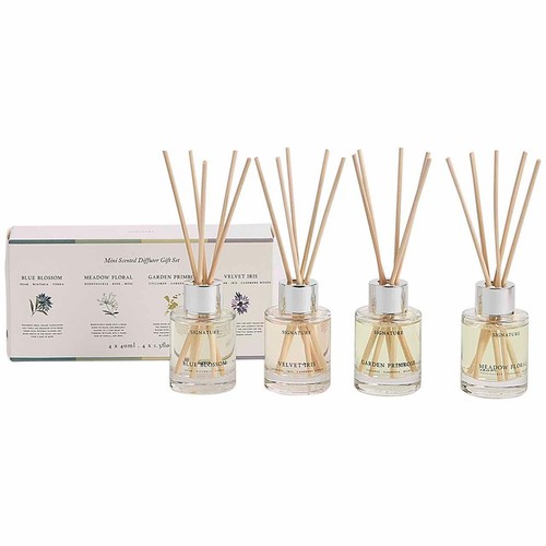 M&S Signature Set of 4 40ml Mini Diffusers One Size Multi - Ocado