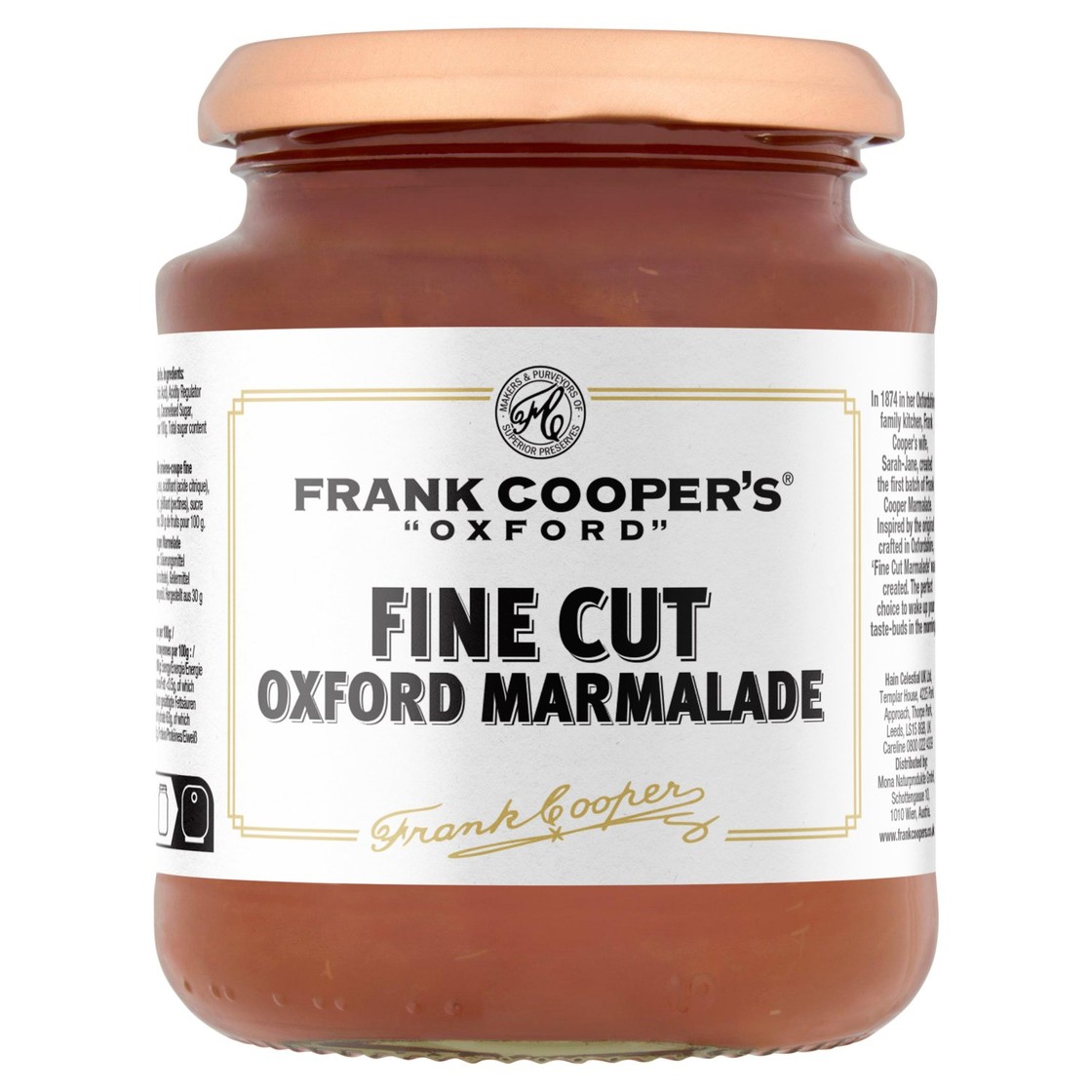 Frank Cooper's Fine Cut Oxford Marmalade - Ocado
