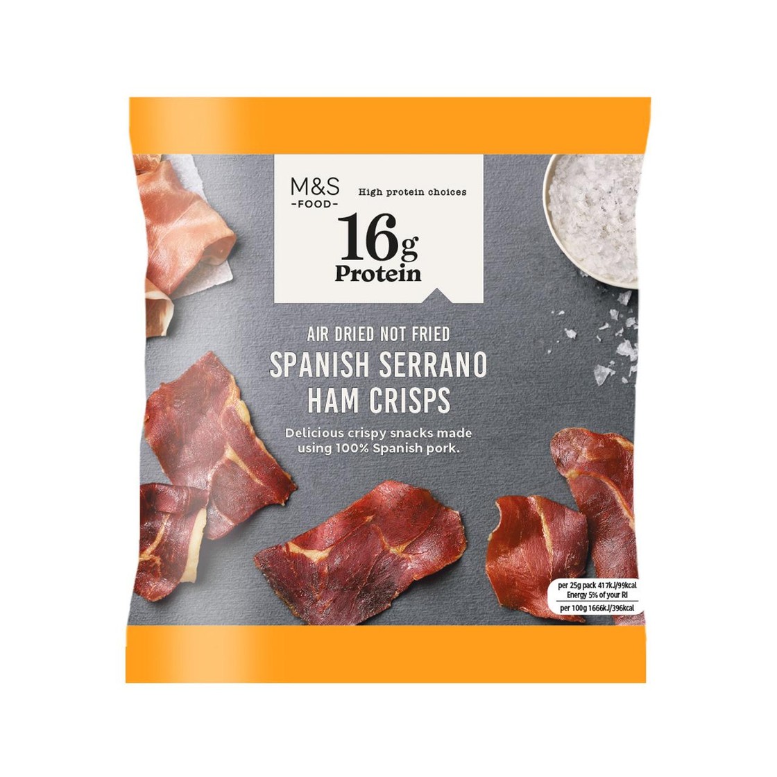 M&S Spanish Serrano Ham Crisps - Ocado