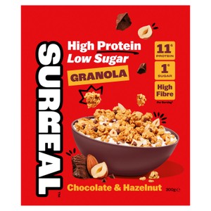 Surreal High Protein Low Sugar Chocolate Hazelnut Granola - Ocado