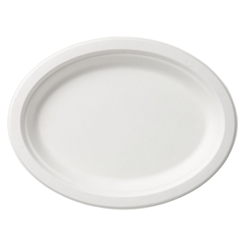 White Microwaveable Buffet Platters - Ocado