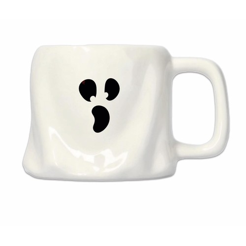 Fang-Tastic Ceramic Ghost Mug 10cm - Ocado