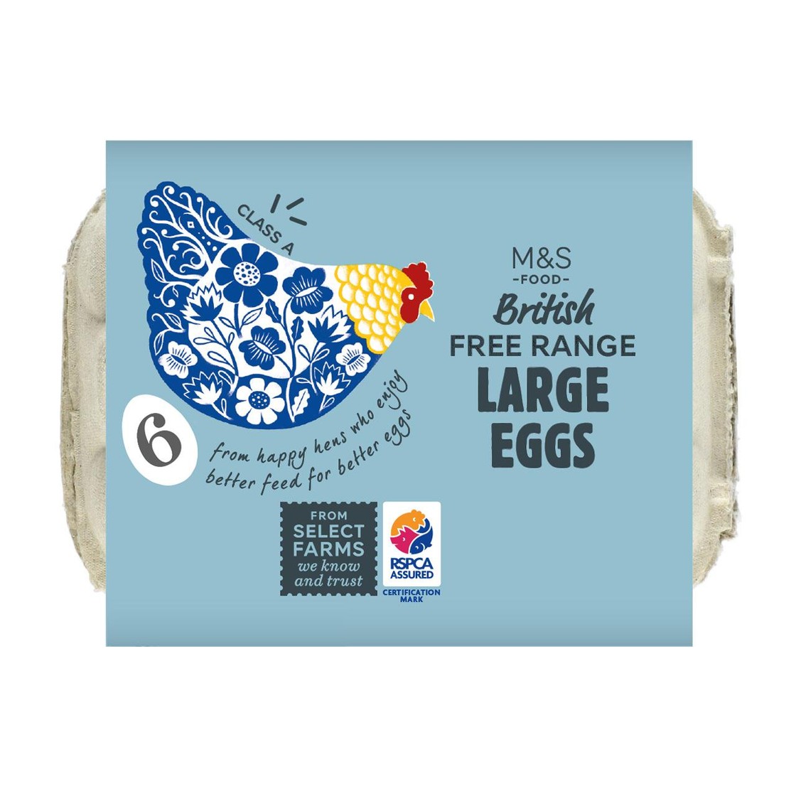 M&S Large Free Range Eggs - Ocado