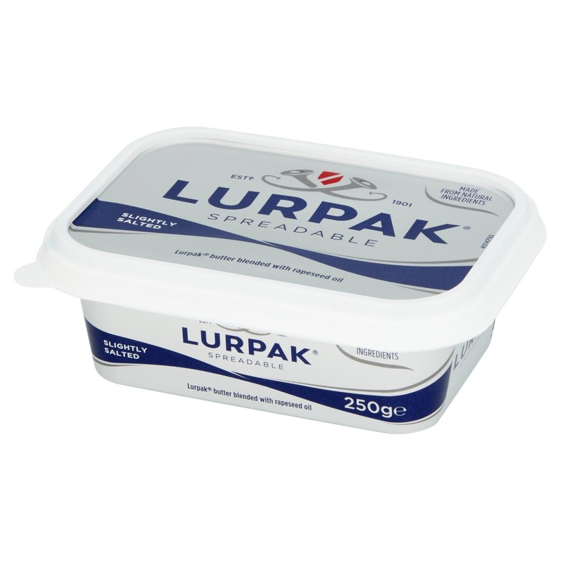 Lurpak Slightly Salted Spreadable Butter - Ocado