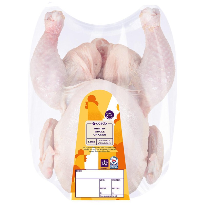 Ocado British Whole Chicken Large - Ocado