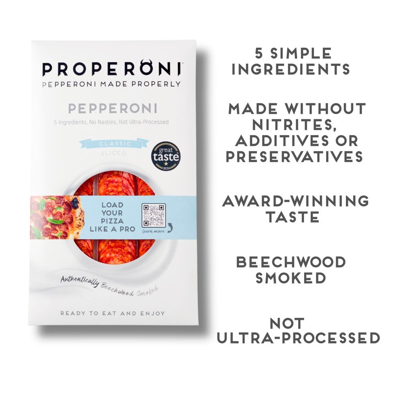 Properoni Classic Sliced Pepperoni - Ocado