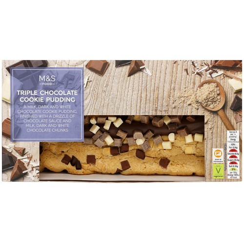M&S Triple Chocolate Cookie Pudding - Ocado