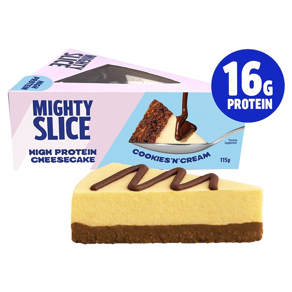 Mighty Slice High Protein Cheesecake (Cookies'n'Cream) - Ocado