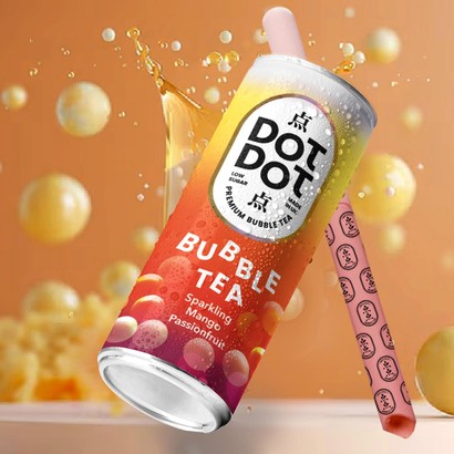 Dot DotSparkling Mango Passionfruit Bubble Tea - Ocado