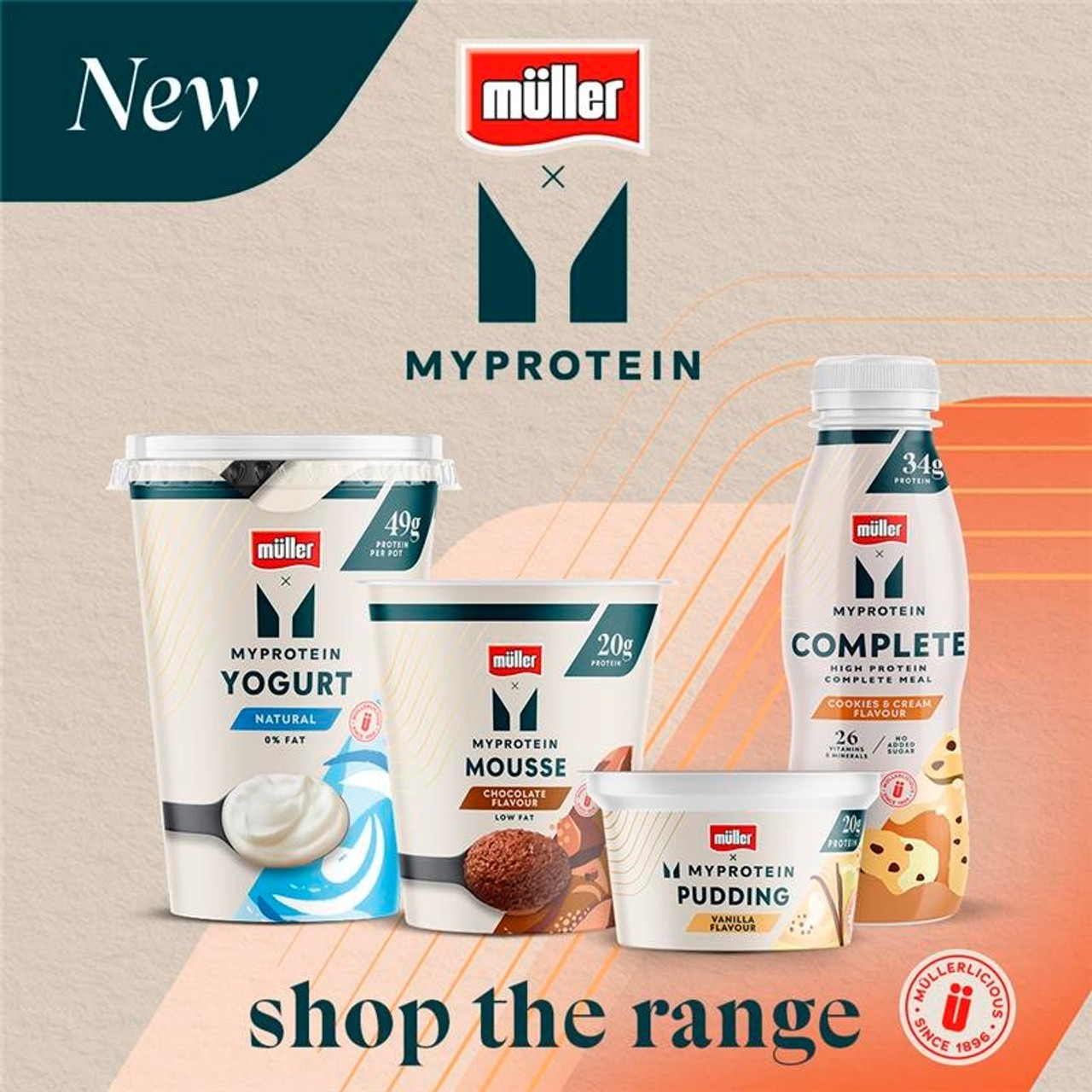 Muller My Protein Chocolate High Protein Meal Replacement Shake - Ocado