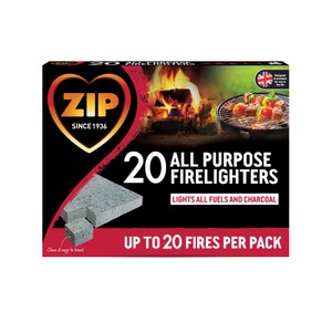 Zip All Purpose Firelighters Block 20 - Ocado
