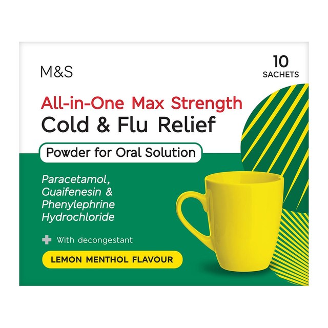 M&S Cold & Flu Sachets - Ocado