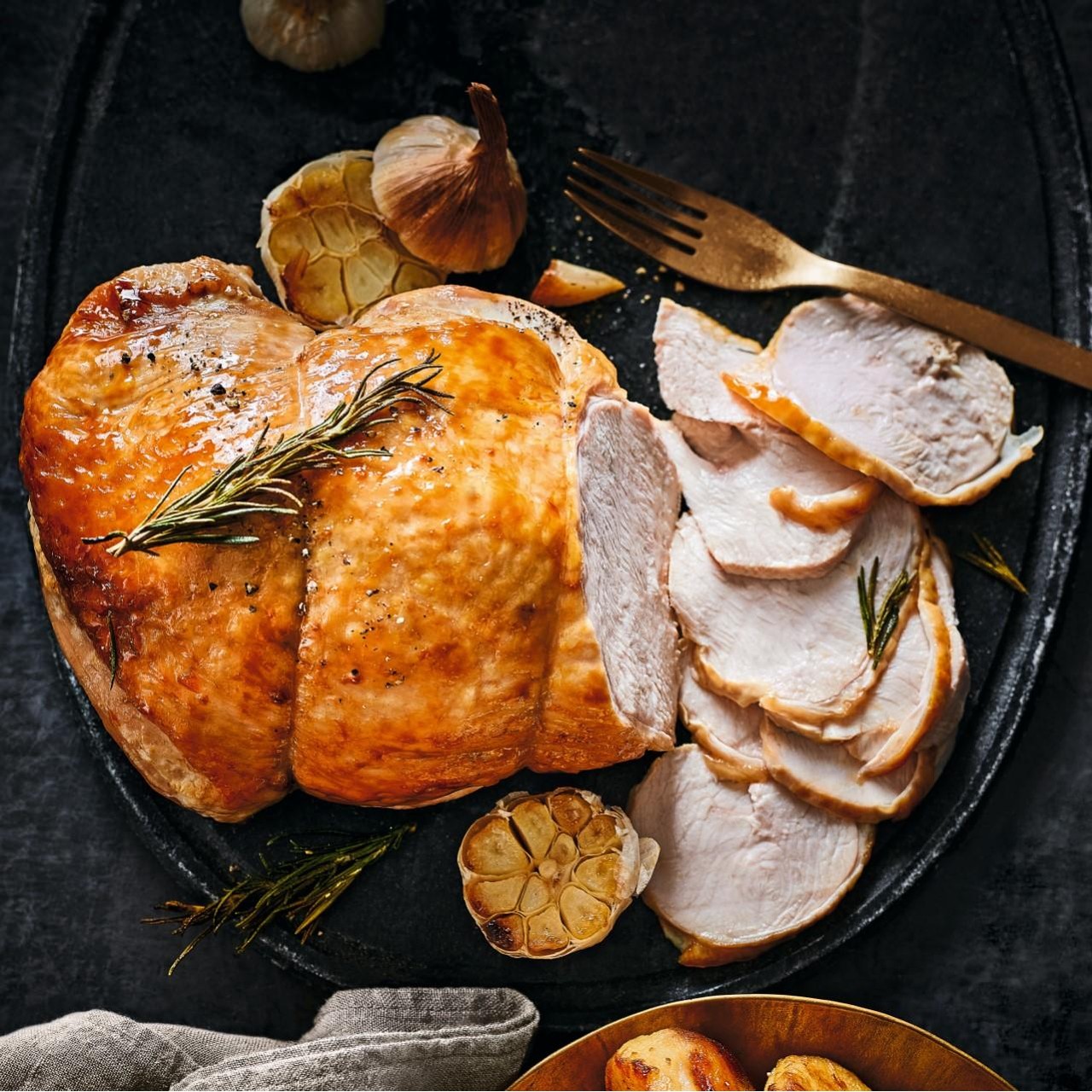 M&S British Oakham Turkey Breast Joint Boneless Frozen - Ocado
