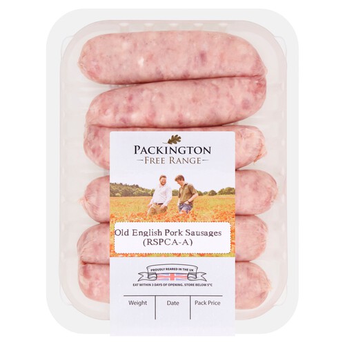 Packington Free Range Old English Sausage - Ocado