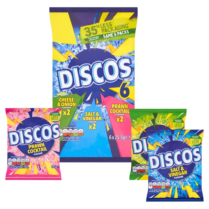 Discos Variety Multipack Crisps - Ocado