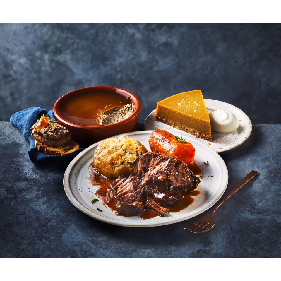 M&S Gastropub Two Treacle Slice Desserts by Tom Kerridge - Ocado