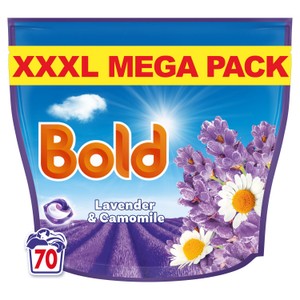 Bold 3in1 Pods Washing Capsules Lavender & Camomile 70 Washes - Ocado