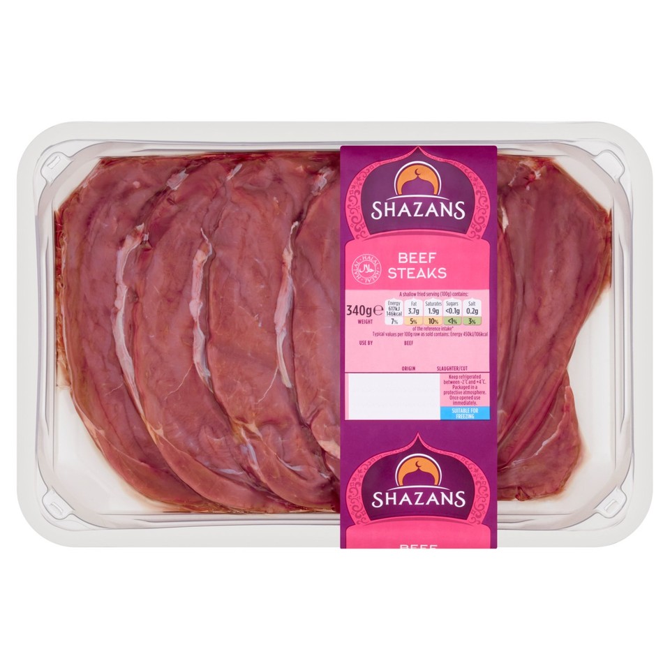 Shazans Beef Steaks - Ocado