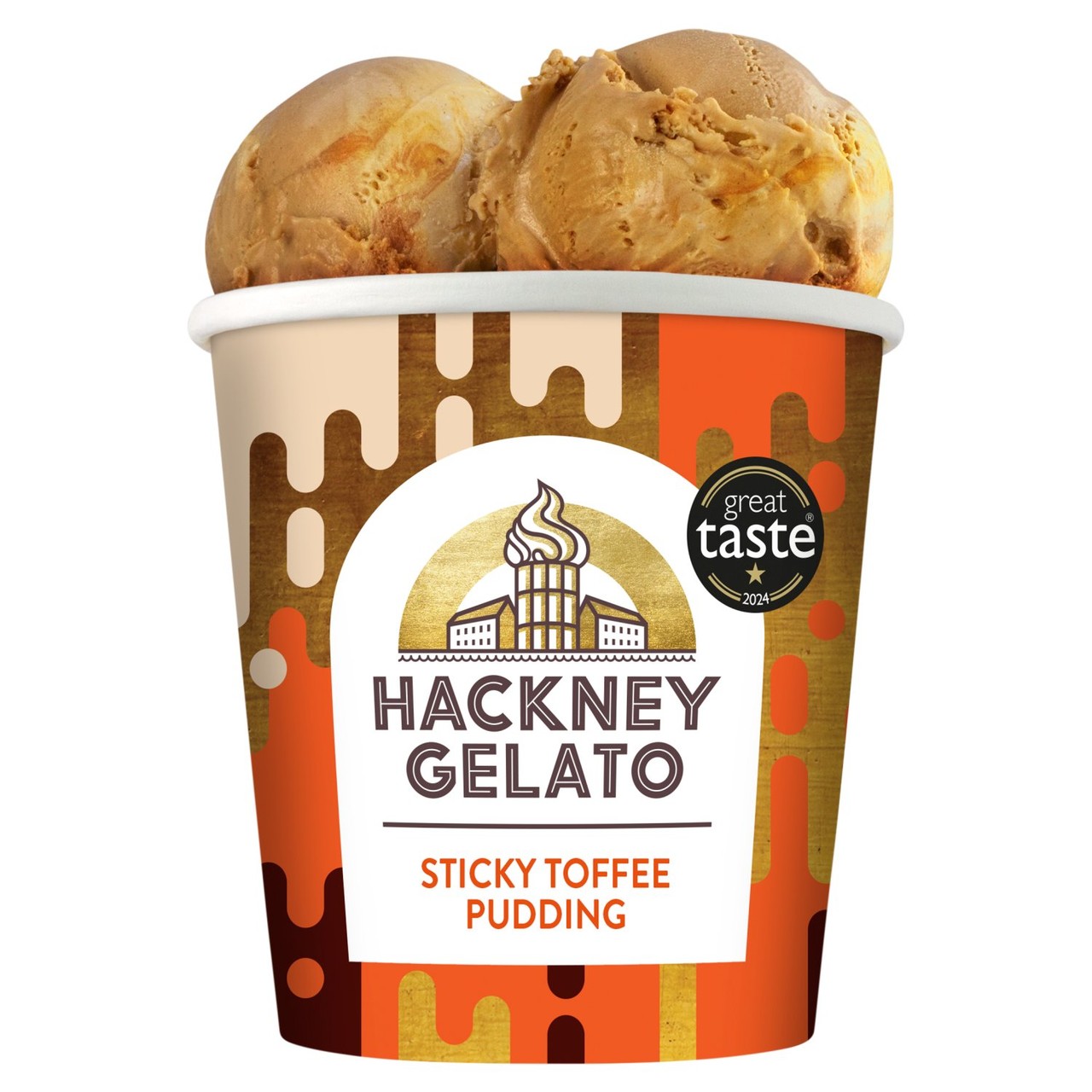 Hackney Gelato Sticky Toffee Pudding Gelato - Ocado