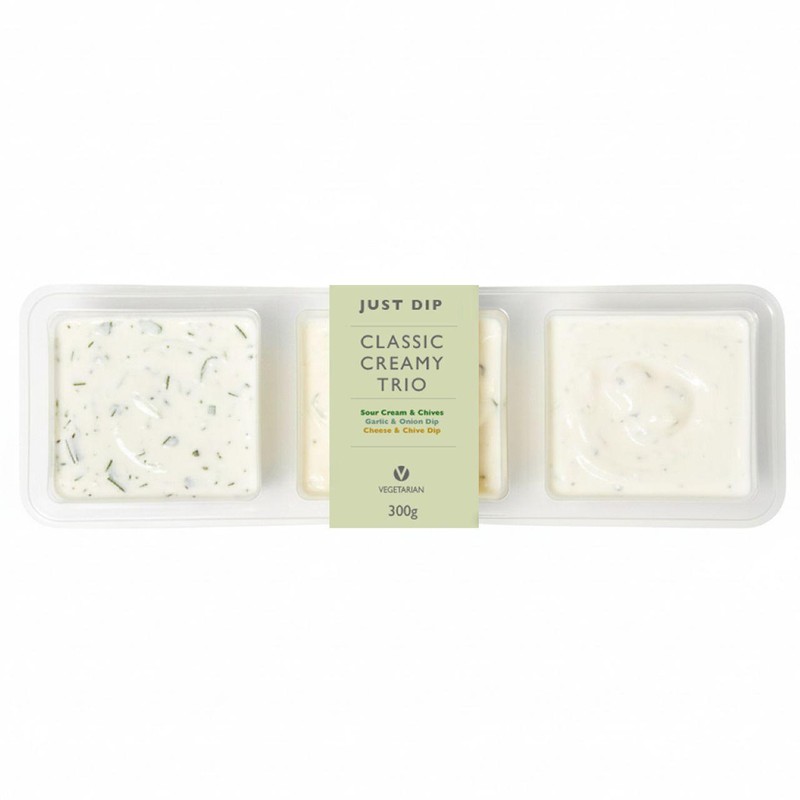 Just Dip Classic Creamy Trio of Dips - Ocado