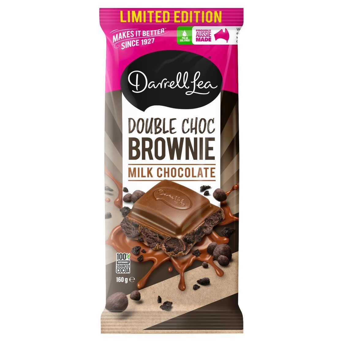 DARRELL LEA DOUBLE CHOCOLATE CHIP BROWNIE - Ocado