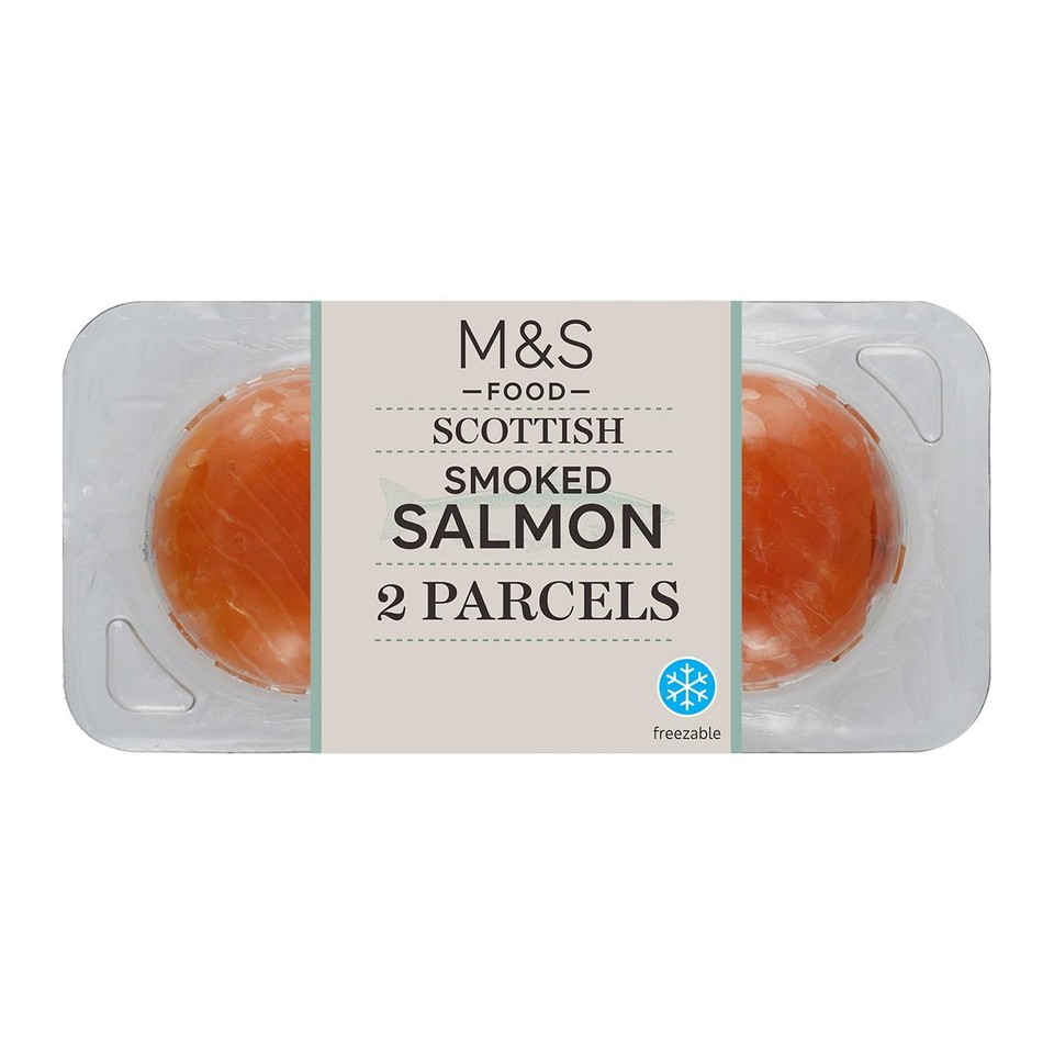 M&S Smoked Salmon Parcels - Ocado