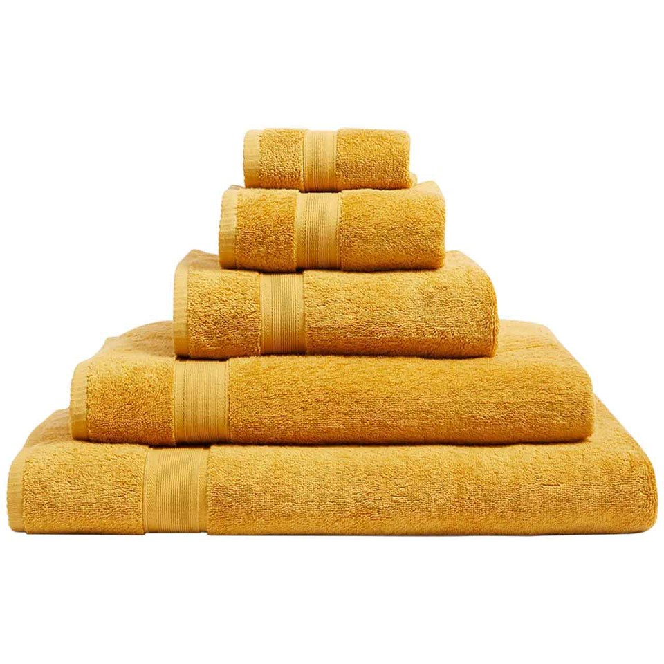 M&S Collection Ultimate Super Soft Pure Cotton, Bath Towel, Dark Ochre ...