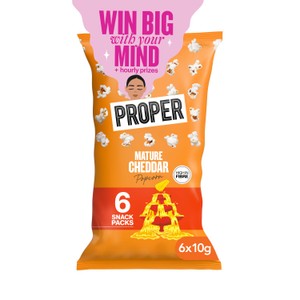 PROPERCORN Multipack Corn Mature Cheddar Popcorn - Ocado