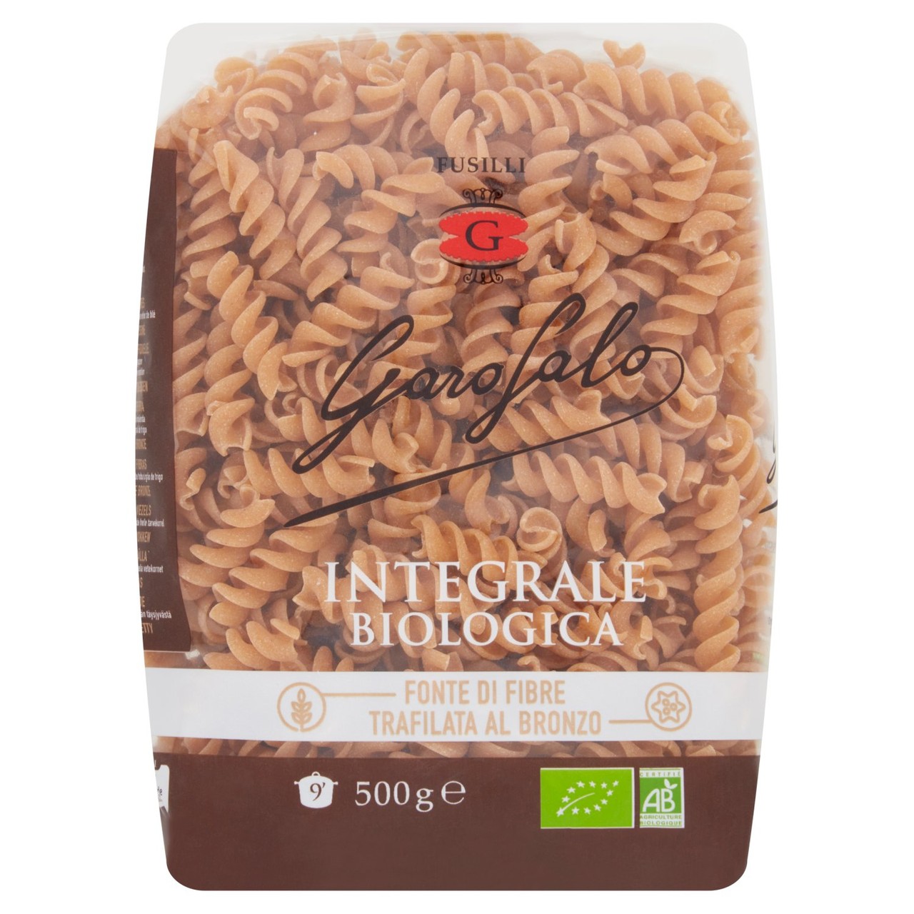 Garofalo Organic Whole Wheat Fusilli Dry Pasta - Ocado