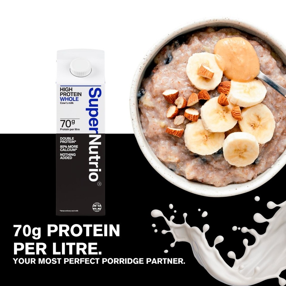 SuperNutrio High Protein Whole Cow's Milk - Ocado