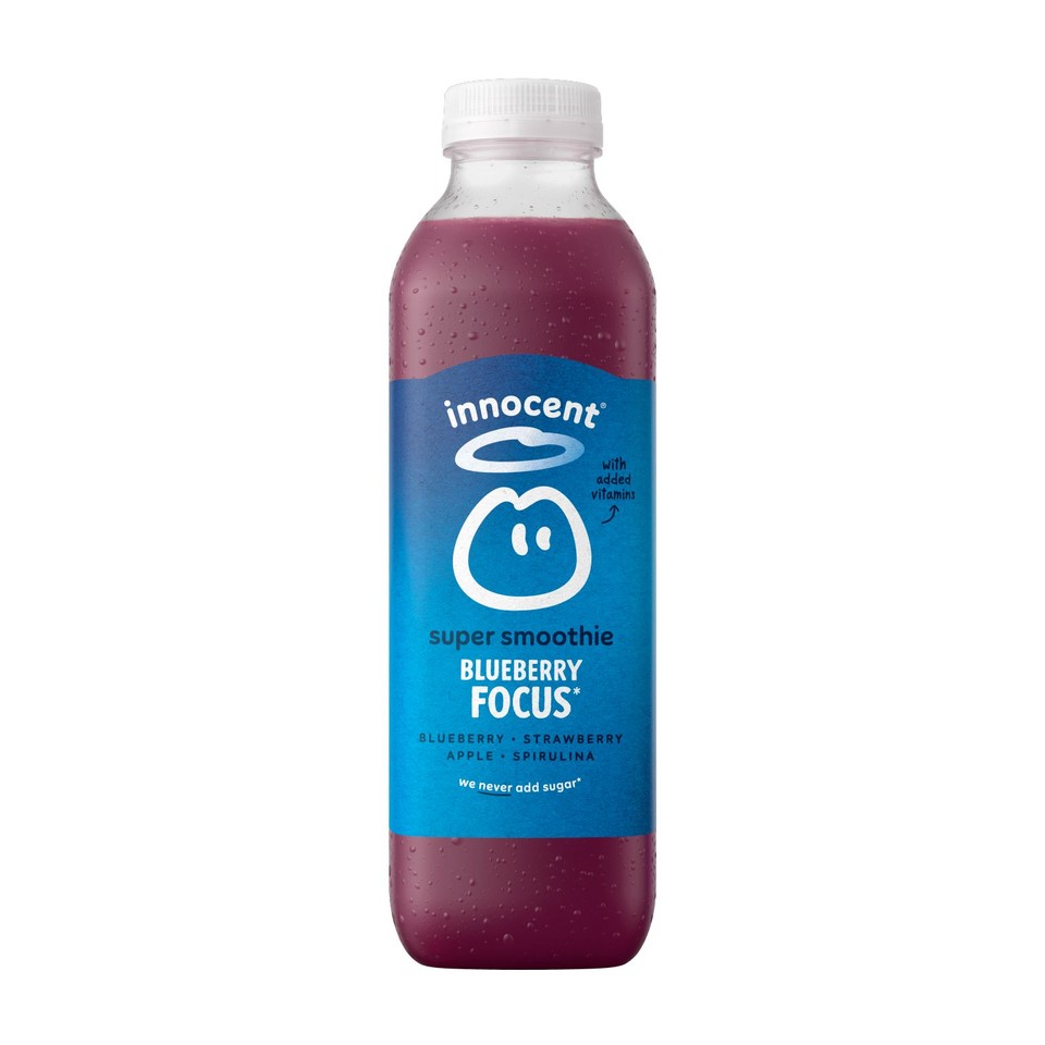 Innocent Super Smoothie Blueberry & Strawberry with Vitamins - Ocado