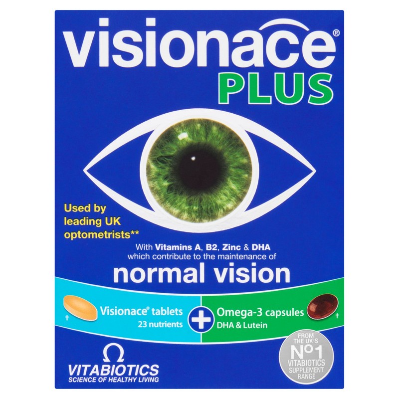 Vitabiotics Visionace Plus Tablets - Ocado