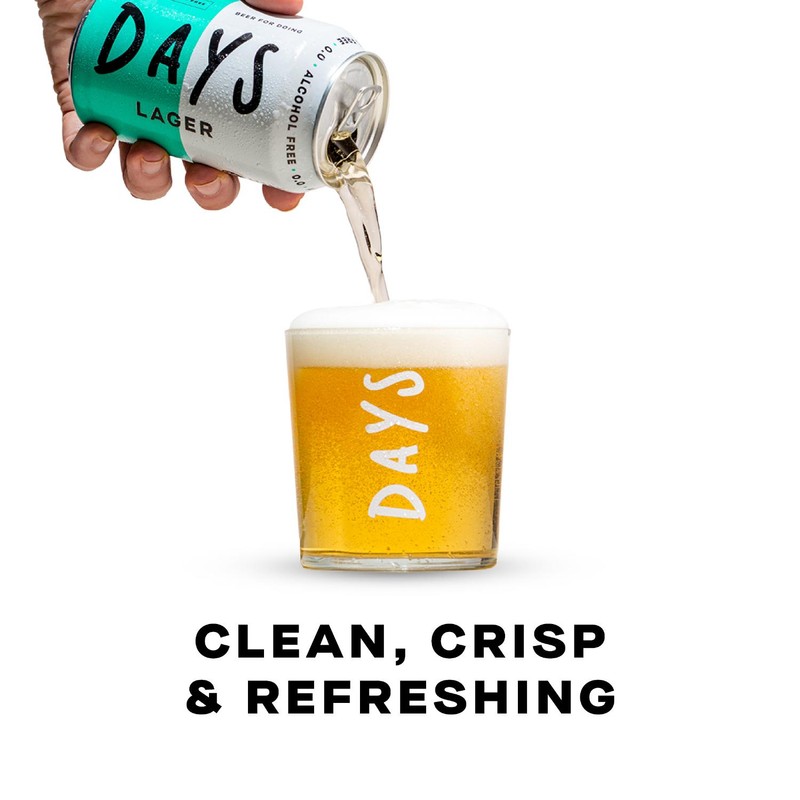 Days 0.0% Alcohol Free Beer Lager Cans - Ocado
