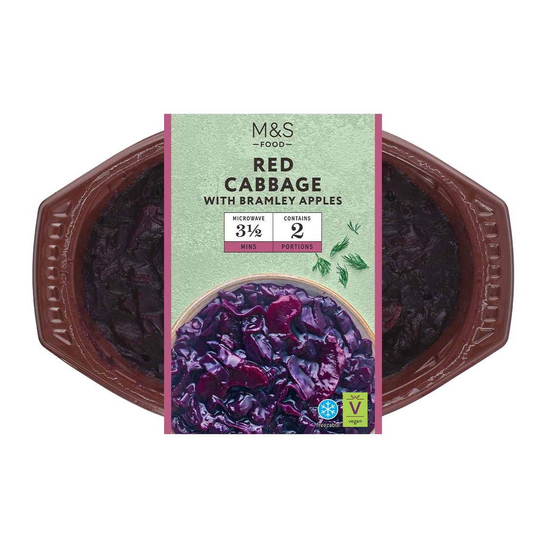 M&S Braised Red Cabbage with Bramley Apple - Ocado