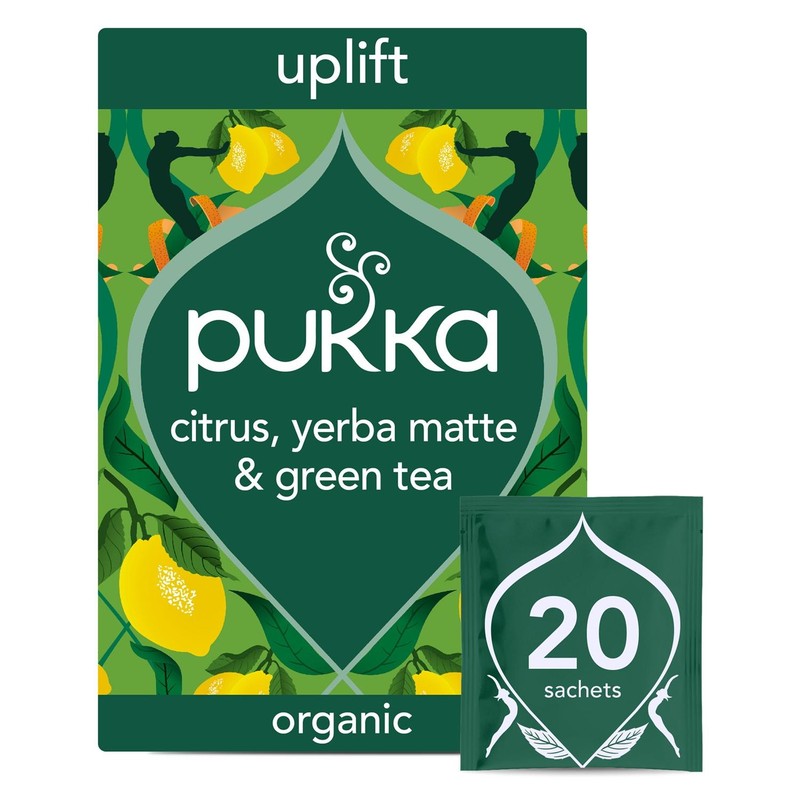 Pukka Herbs Organic Citrus with Yerba Mate x20 Green Tea Bags - Ocado