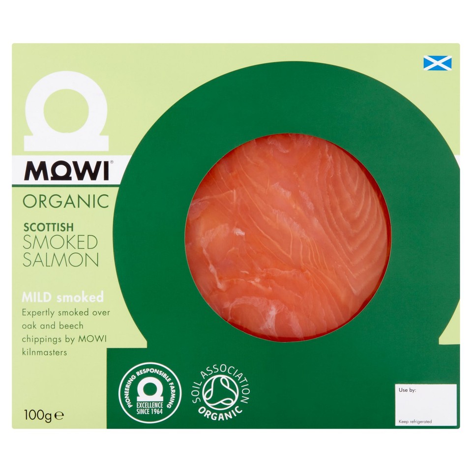 Mowi Organic Smoked Salmon Slices - Ocado