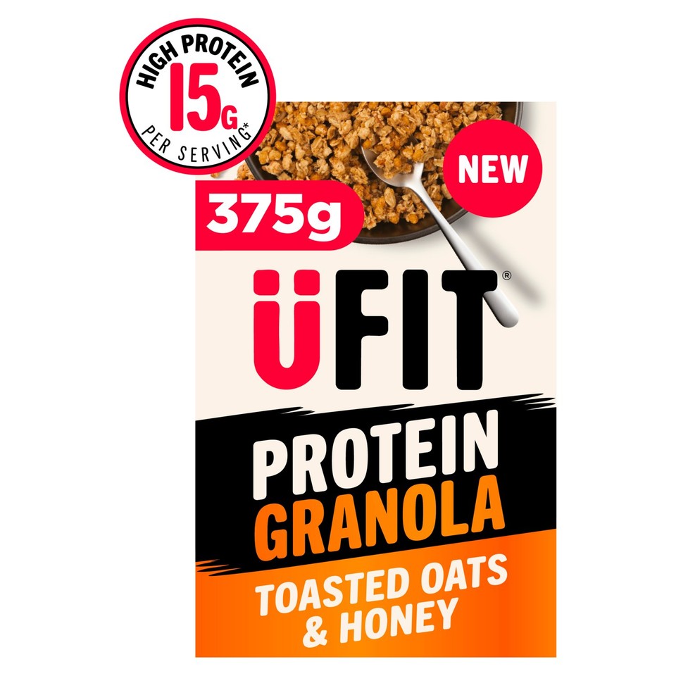 UFIT Protein Granola Toasted Oats & Honey Cereal - Ocado