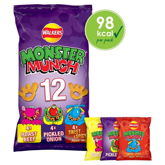 Walkers Monster Munch Variety Multipack Snacks - Ocado